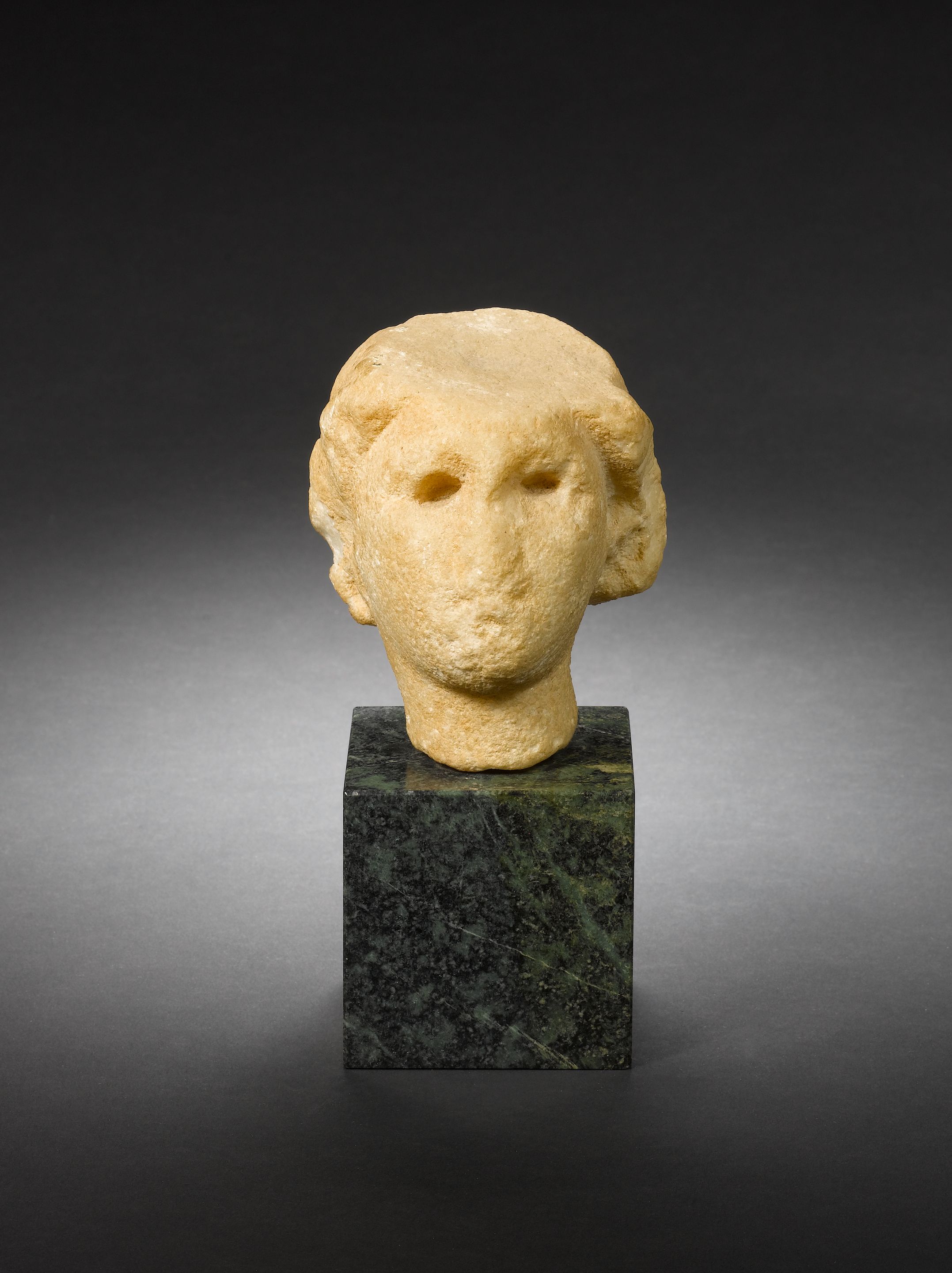 Bonhams : A Hellenistic marble female head