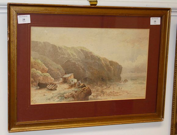 Bonhams : Attributed to William Edward Cooke (British, ?-1895) A rocky ...