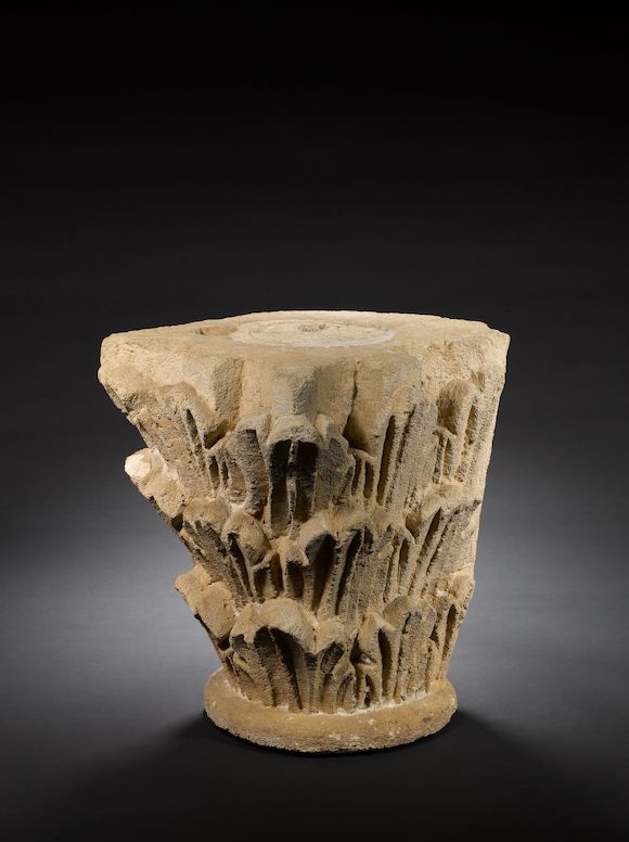 Bonhams : A Roman limestone capital