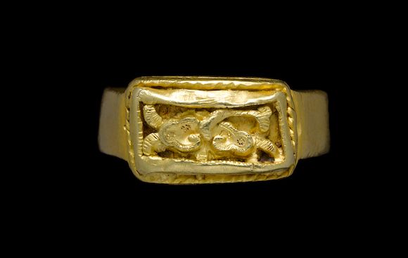 Bonhams : A European gold ring