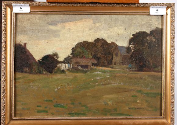Bonhams : Fred Appleyard - Itchen Stoke, oil