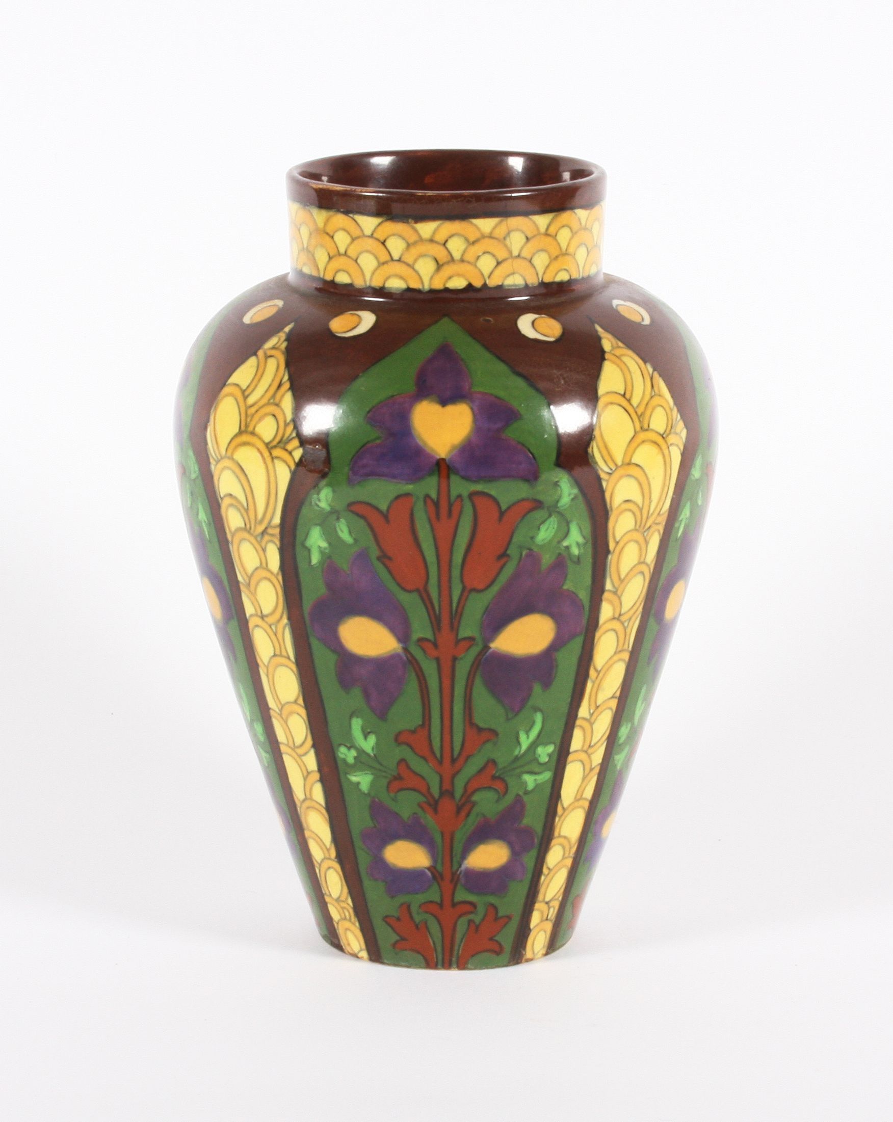 Bonhams : A Foley Intarsio ware vase