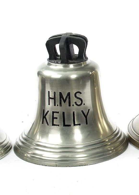 Bonhams : A Ship's Bell, HMS Kelly, 1938 12in(31cm)diam.