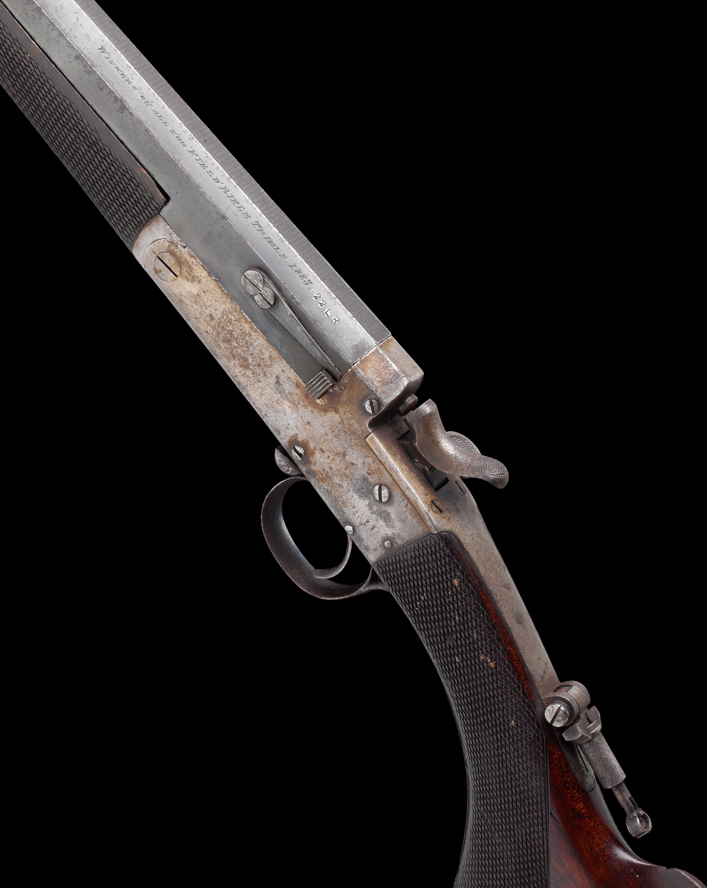 Bonhams : A .22 (L.R.) hammer rook-rifle by Holland & Holland, no. 30851