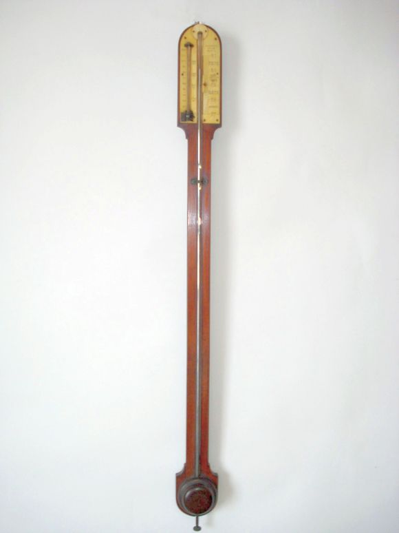 Bonhams : A mid 19th Century mahogany stick barometer Henry Husbands ...