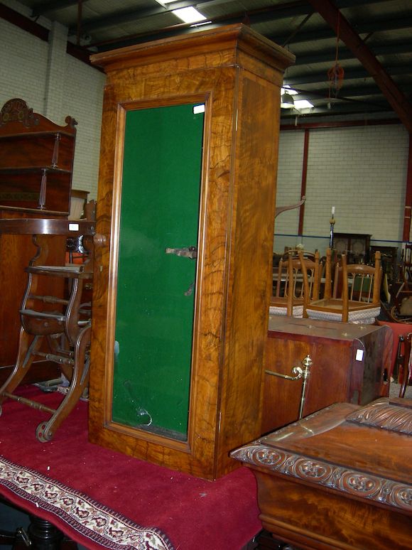 Bonhams : A Victorian style walnut gun cabinet