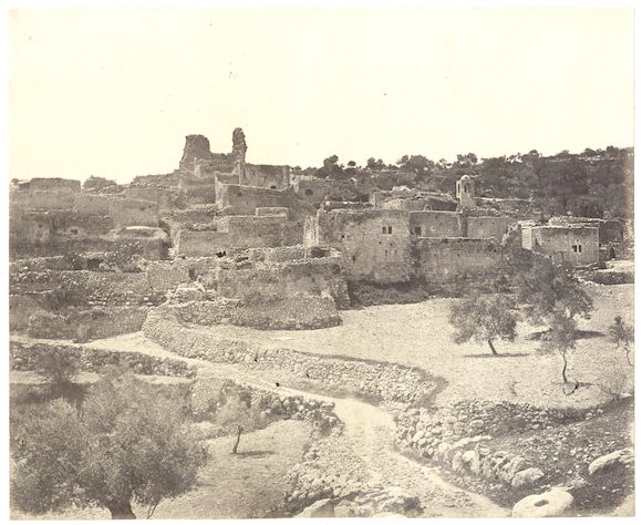 Bonhams : PALESTINE View of Bethany, attributed to James Robertson