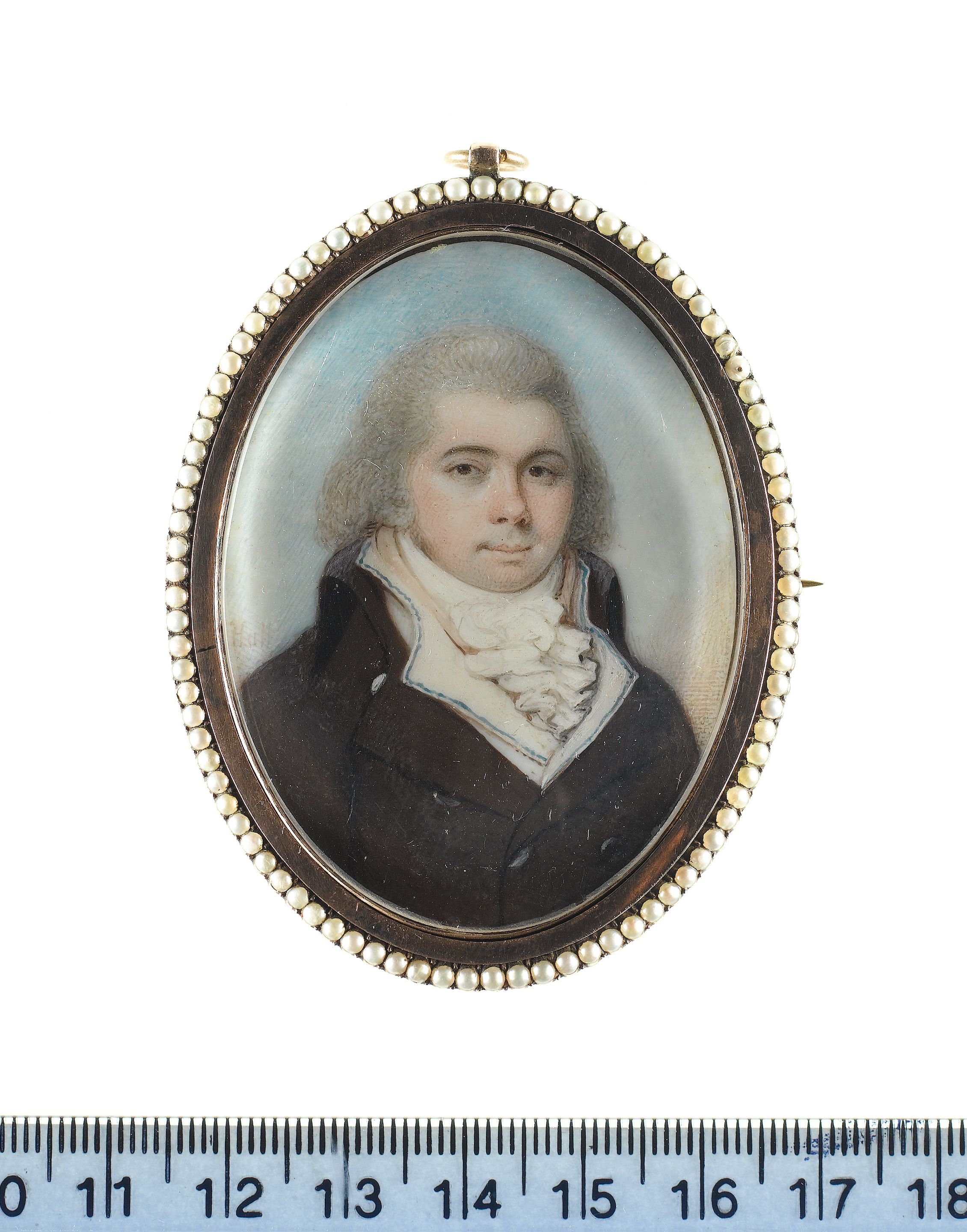 Bonhams : Thomas Hull (British, active 1775-1827) A Gentleman, wearing ...