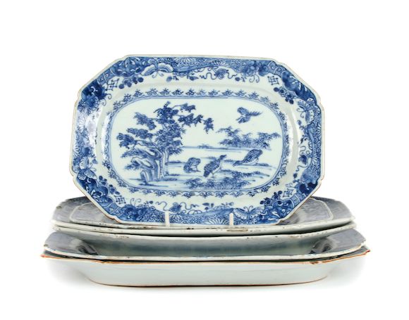 Bonhams : A collection of Chinese oval platters