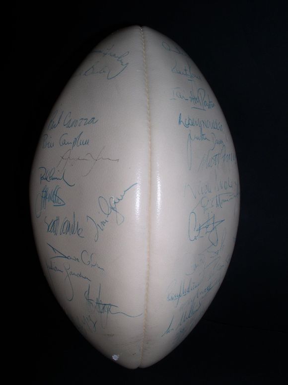 Bonhams : 1989 British Lions hand signed rugby ball