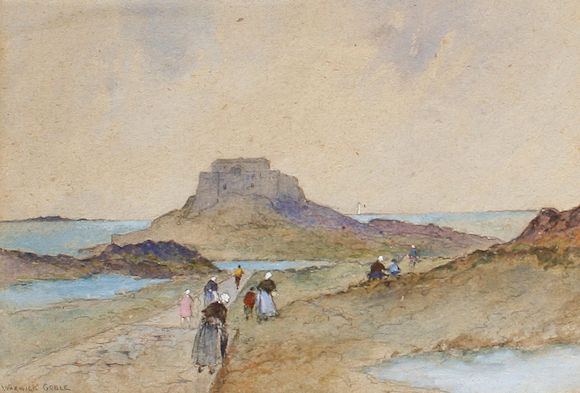 Bonhams : Warwick Goble (British, 1862-1943) Elizabeth Castle, Jersey