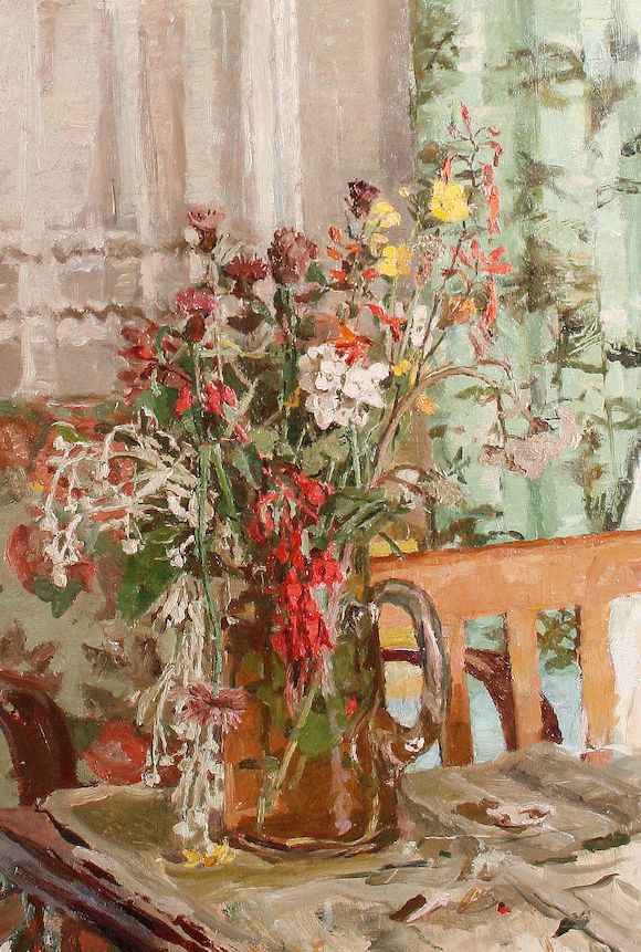 Bonhams : Allan Gwynne-Jones (British, 1892-1982) Flowers, Connemara