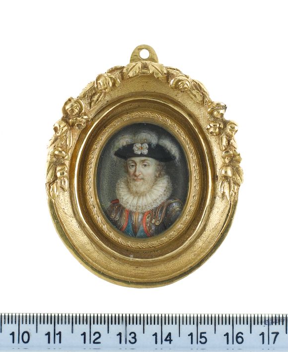 Bonhams : French School, 18th Century Henri IV (1553-1610) wearing suit ...