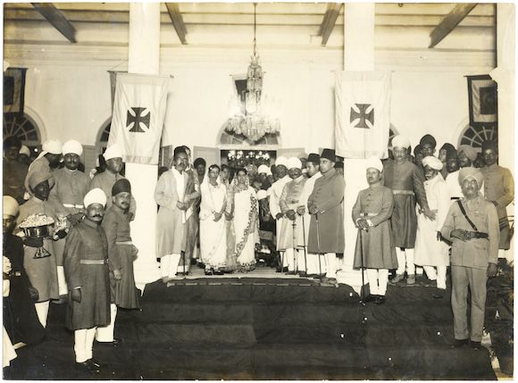 Bonhams : HYDERABAD Four images of ceremonial gatherings featuring the ...