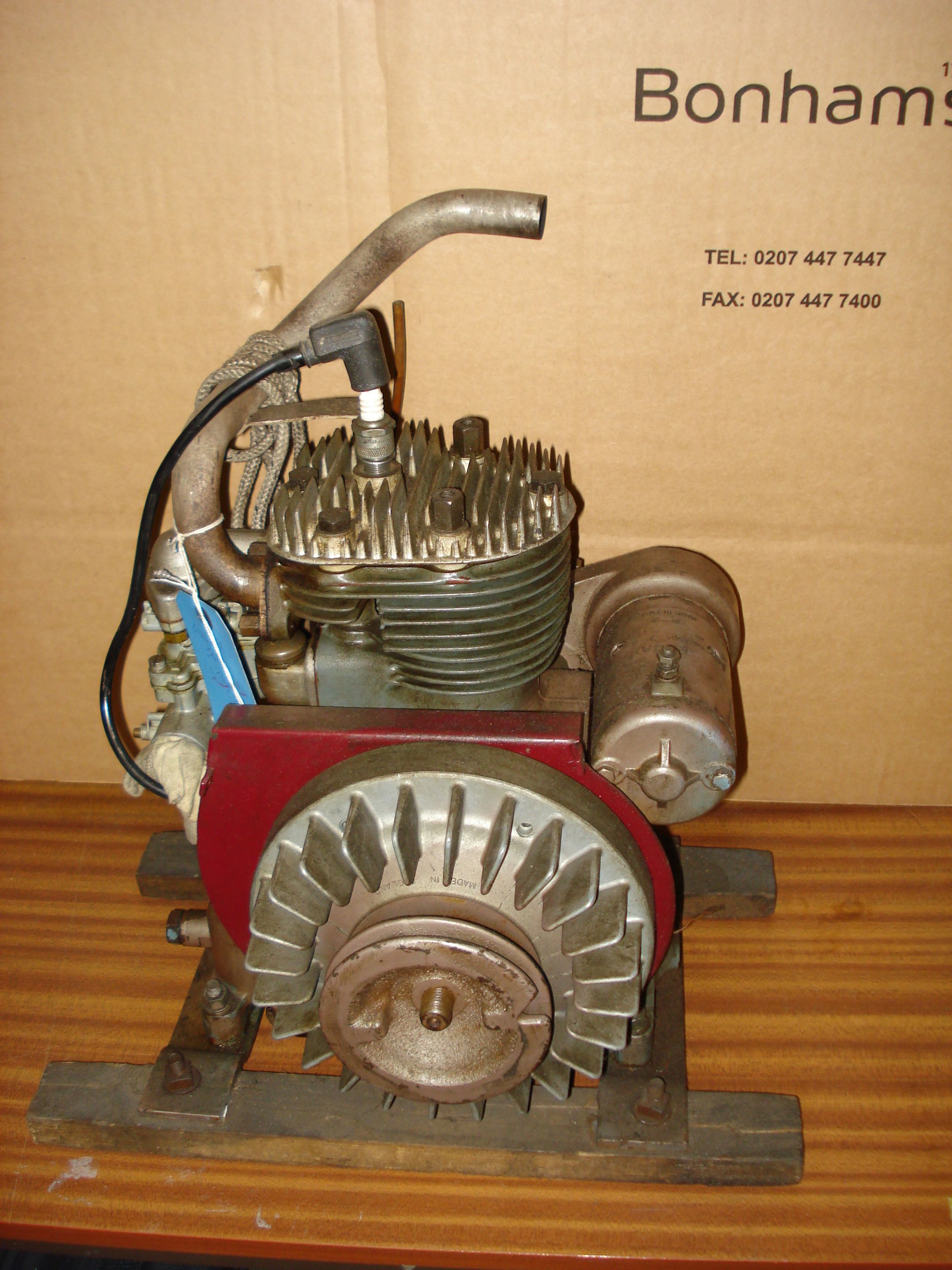 Bonhams Cars : A BSA 220cc Power Unit static engine