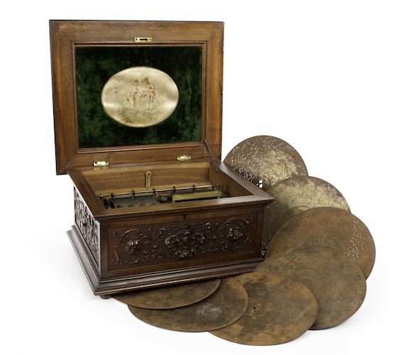 Bonhams : An 11.7/8-inch Symphonion disc musical box, the 'Classical ...