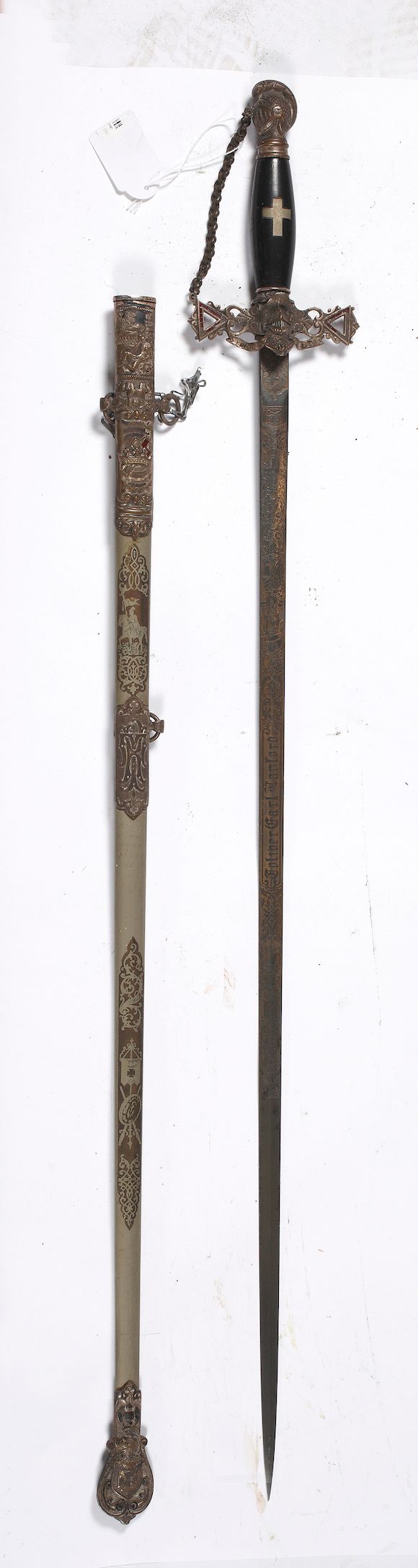 Bonhams : A Cut Steel Court Sword