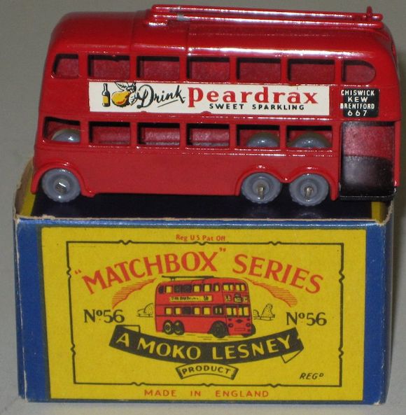 Bonhams : Matchbox 1-75 56a London trolley bus
