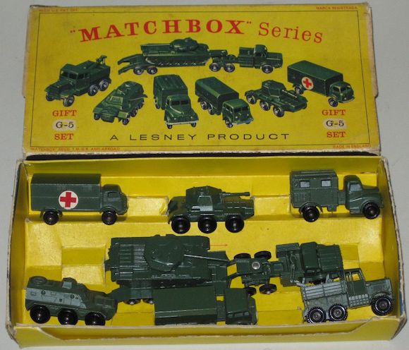 Bonhams : Matchbox Gift Set G5 Military Vehicles