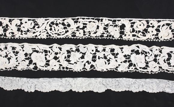 Bonhams : Two lengths of Venetian Gros Point