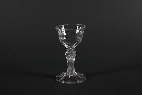 Bonhams A Moulded Stem Sweetmeat Glass Circa 1750