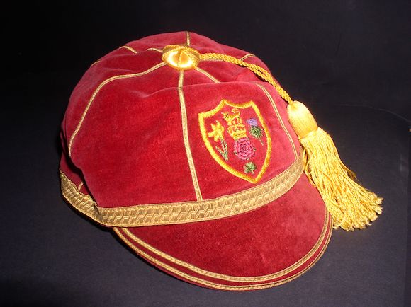 Bonhams : A Rugby League Lions international cap awarded to Raymond Price