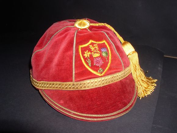 Bonhams : A Rugby League Lions international cap awarded to Raymond Price