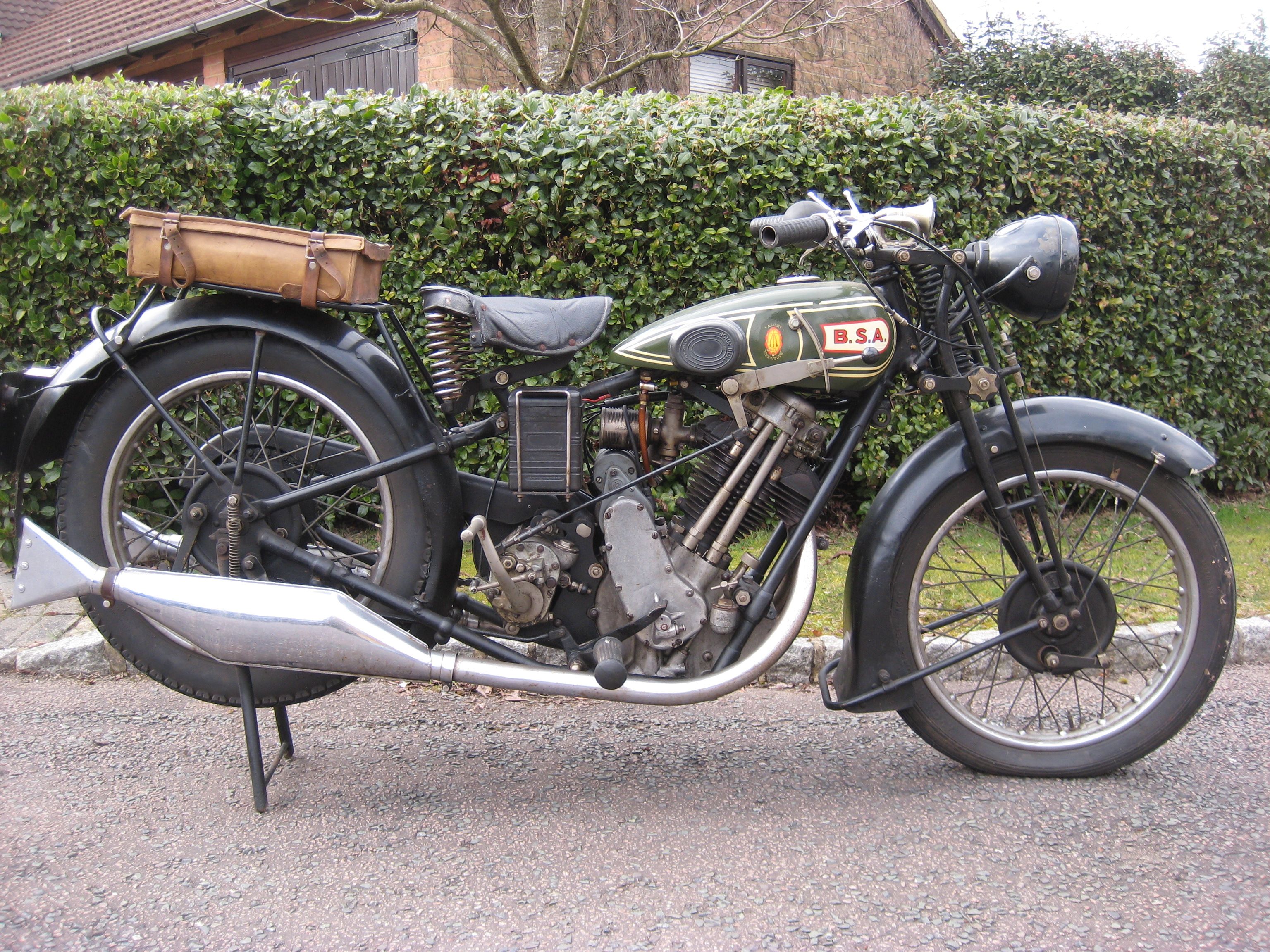 Bonhams Cars : 1929 BSA 493cc Model S-29 'Sloper' Frame no. P14284