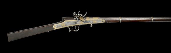 Bonhams : A Rare And Highly Unusual Indian 28-Bore Flintlock And ...