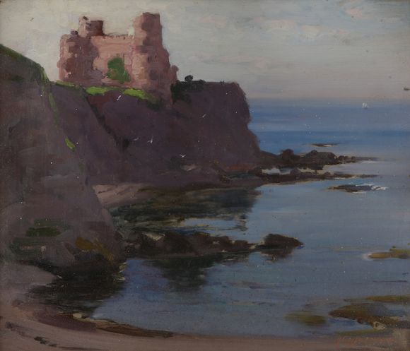 Bonhams : John Campbell Mitchell, RSA (British, 1862-1922) Ruined castle