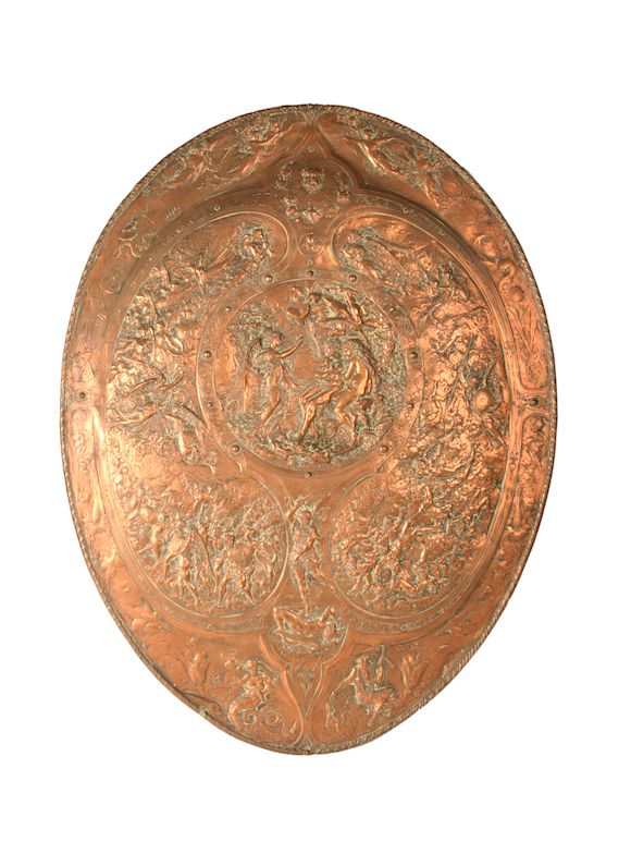 Bonhams : A Victorian copper repoussé model of the Milton Shield by ...
