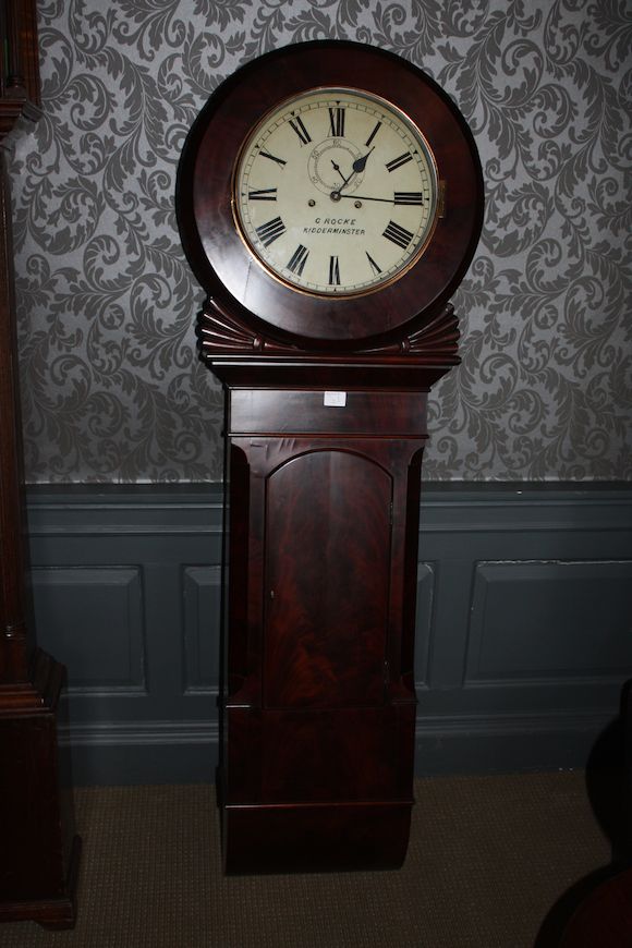 Bonhams : A 19th century mahogany tavern clock