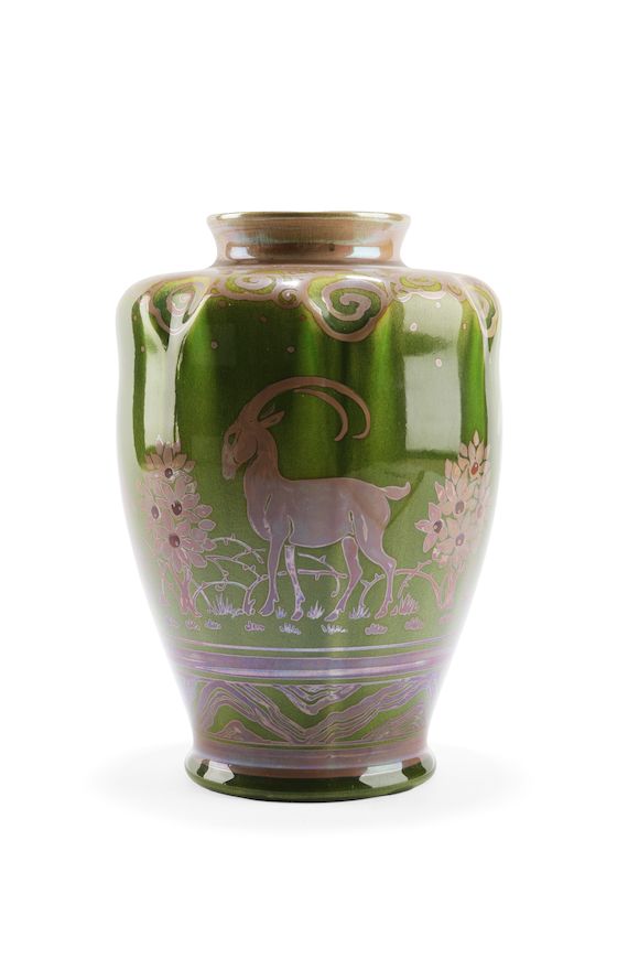 Bonhams : Richard Joyce A Pilkingtons Royal Lancastrian lustre vase ...