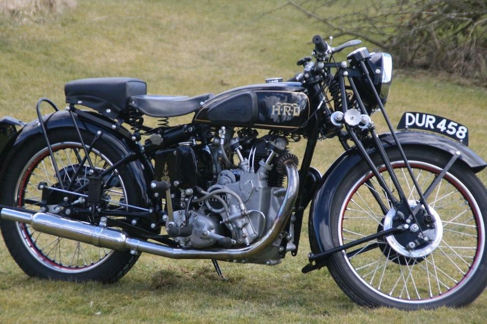 Bonhams : 1938 Vincent-HRD 500cc Series-A Meteor Frame no. 1510 Engine ...