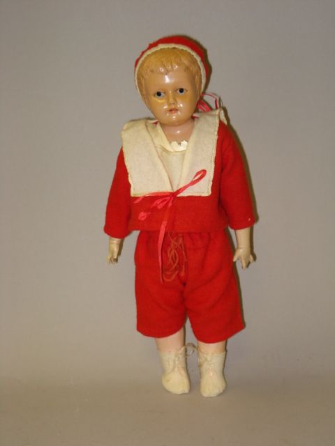 Bonhams : Turtle mark celluloid shoulder head doll