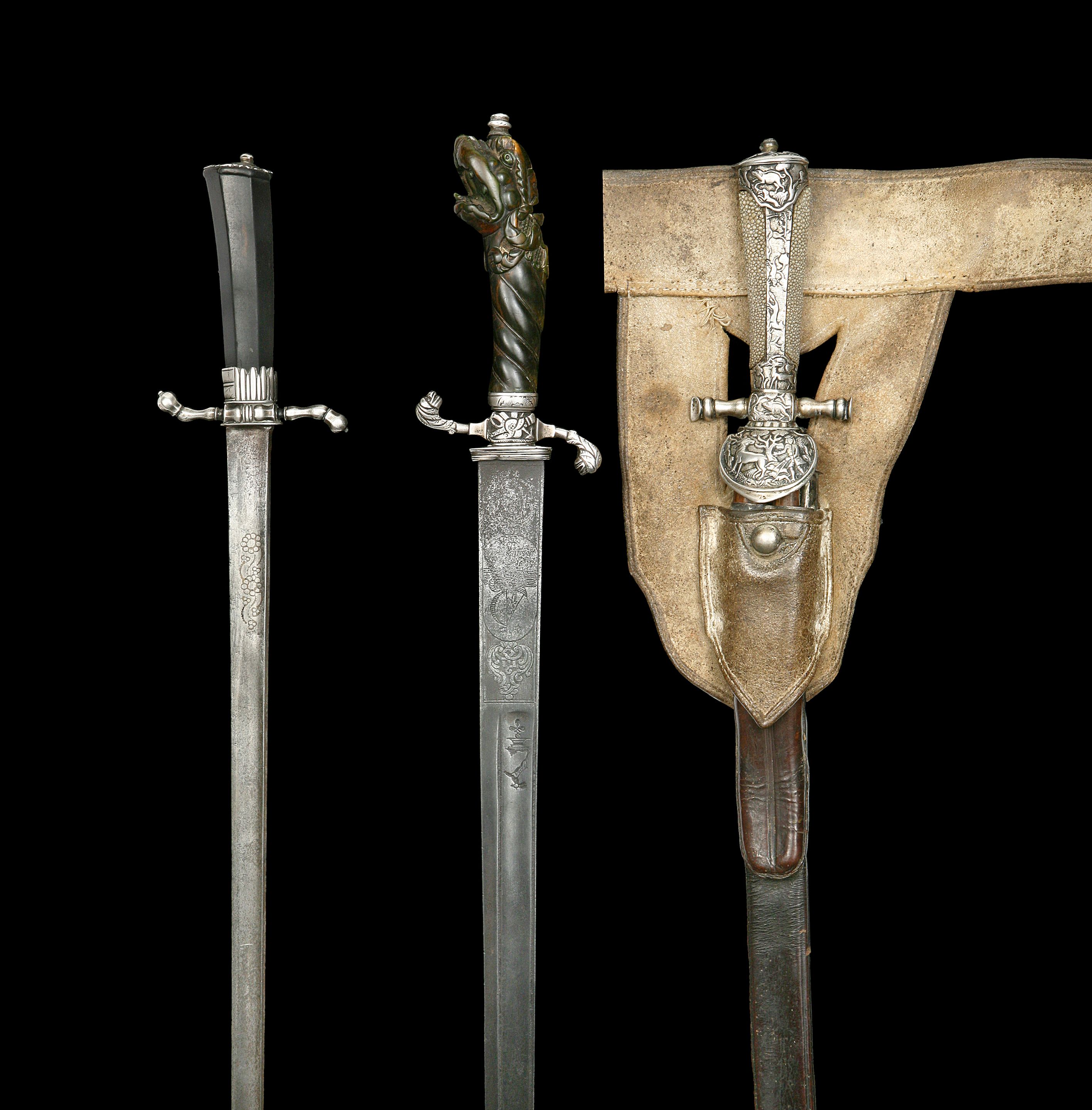 A Silver-Mounted Hunting Sword Early 18th Century - auctions & price ...