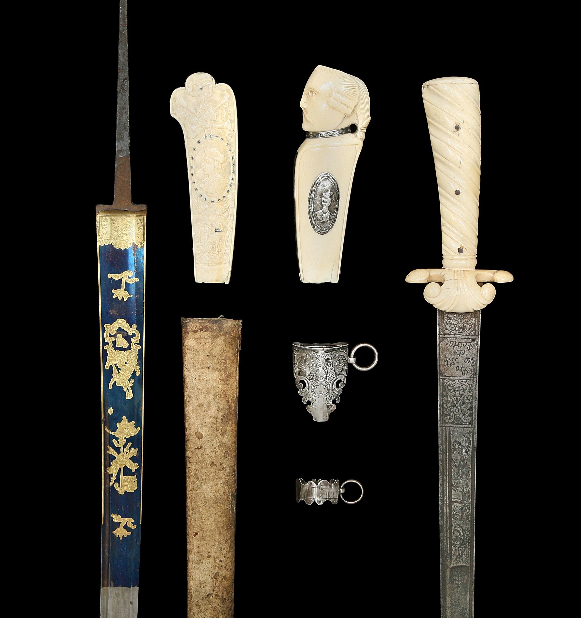 Bonhams : A Fine Irish Sword-Blade, The Locket And Suspension Mount ...
