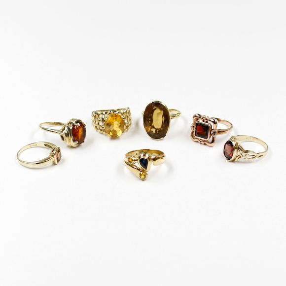 Bonhams : A abstract dress ring, set with a pear shaped sapphire and ...