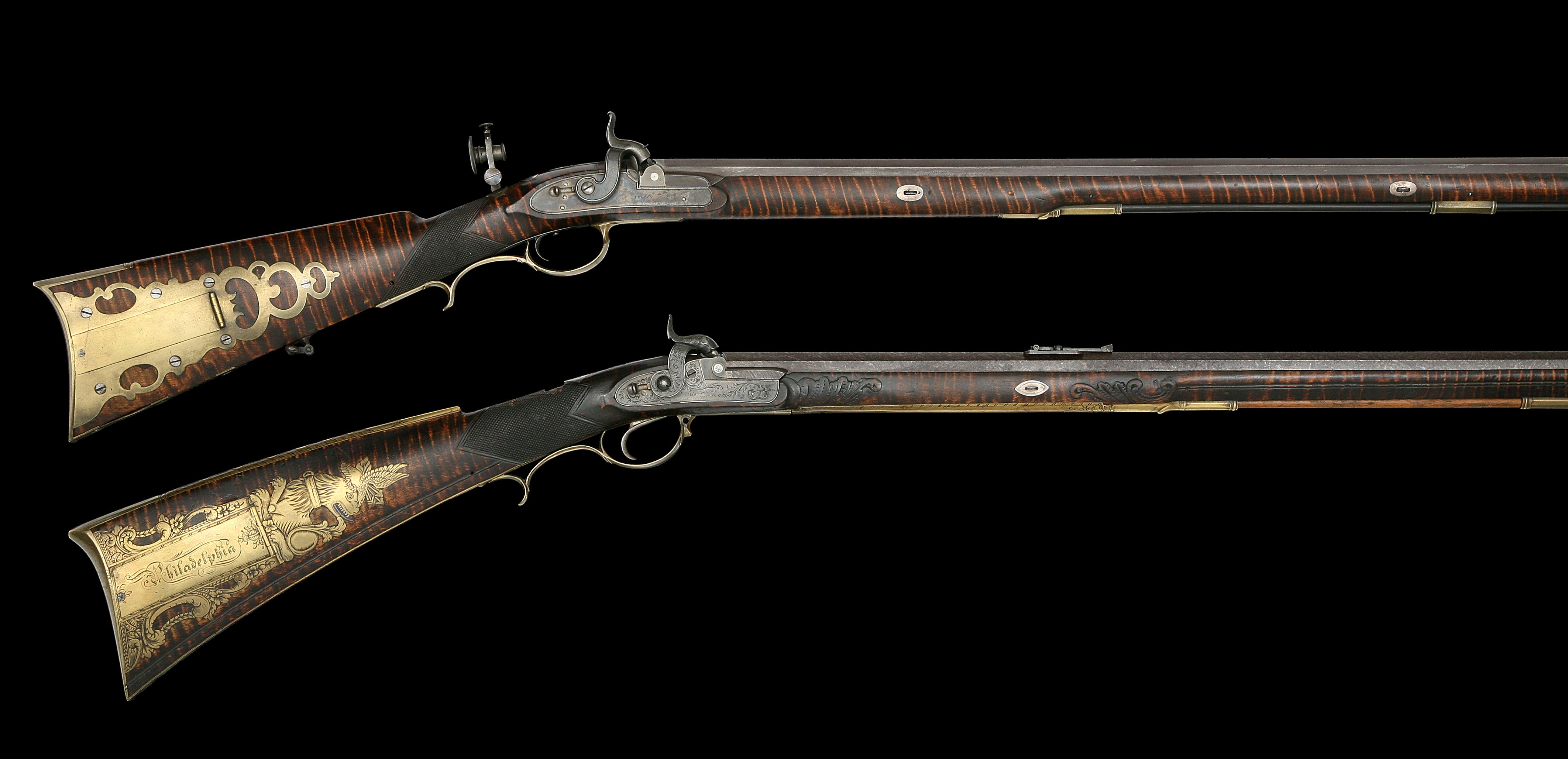 Bonhams : An Unusual 120-Bore Percussion Target Rifle With American ...