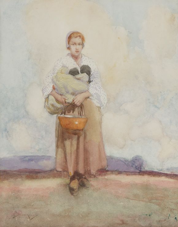 Bonhams : William Lee Hankey (British, 1869-1952) Launderess