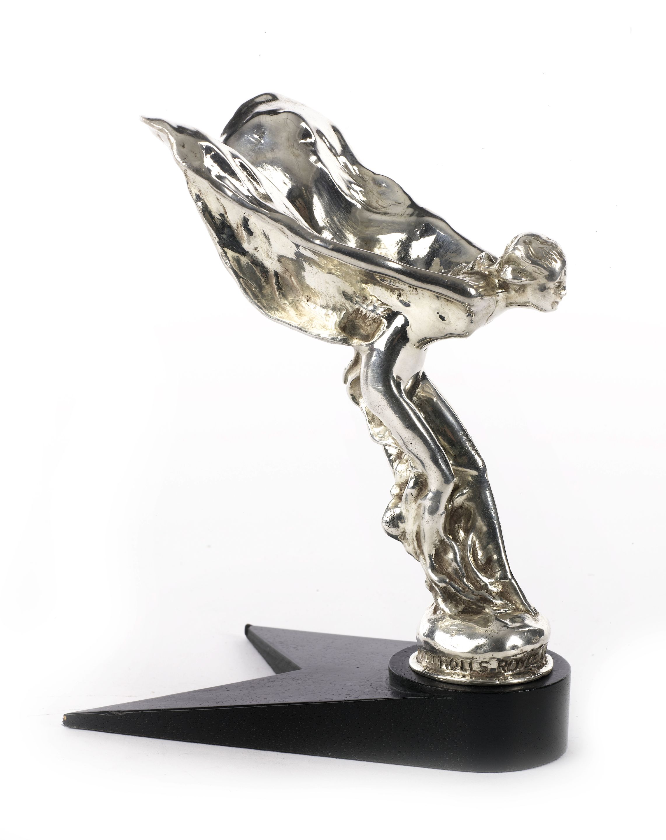 Bonhams Cars : A Rolls-Royce Silver Ghost 'Spirit of Ecstacy' mascot,