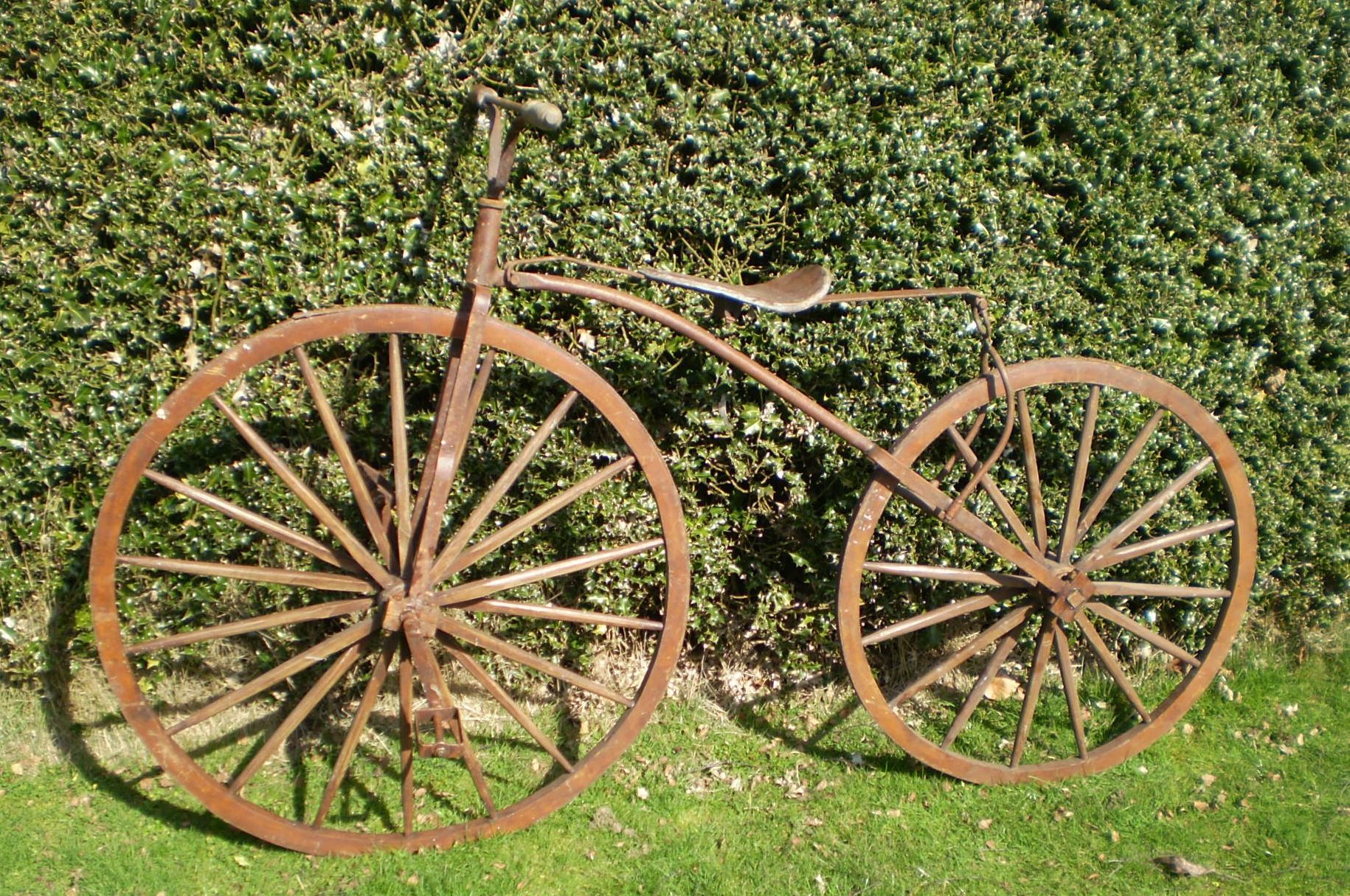 Bonhams Cars : A Velocipede bicycle,