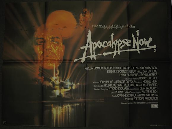 Bonhams : Apocalypse Now and The Deer Hunter U.K. Quad posters, comprising;