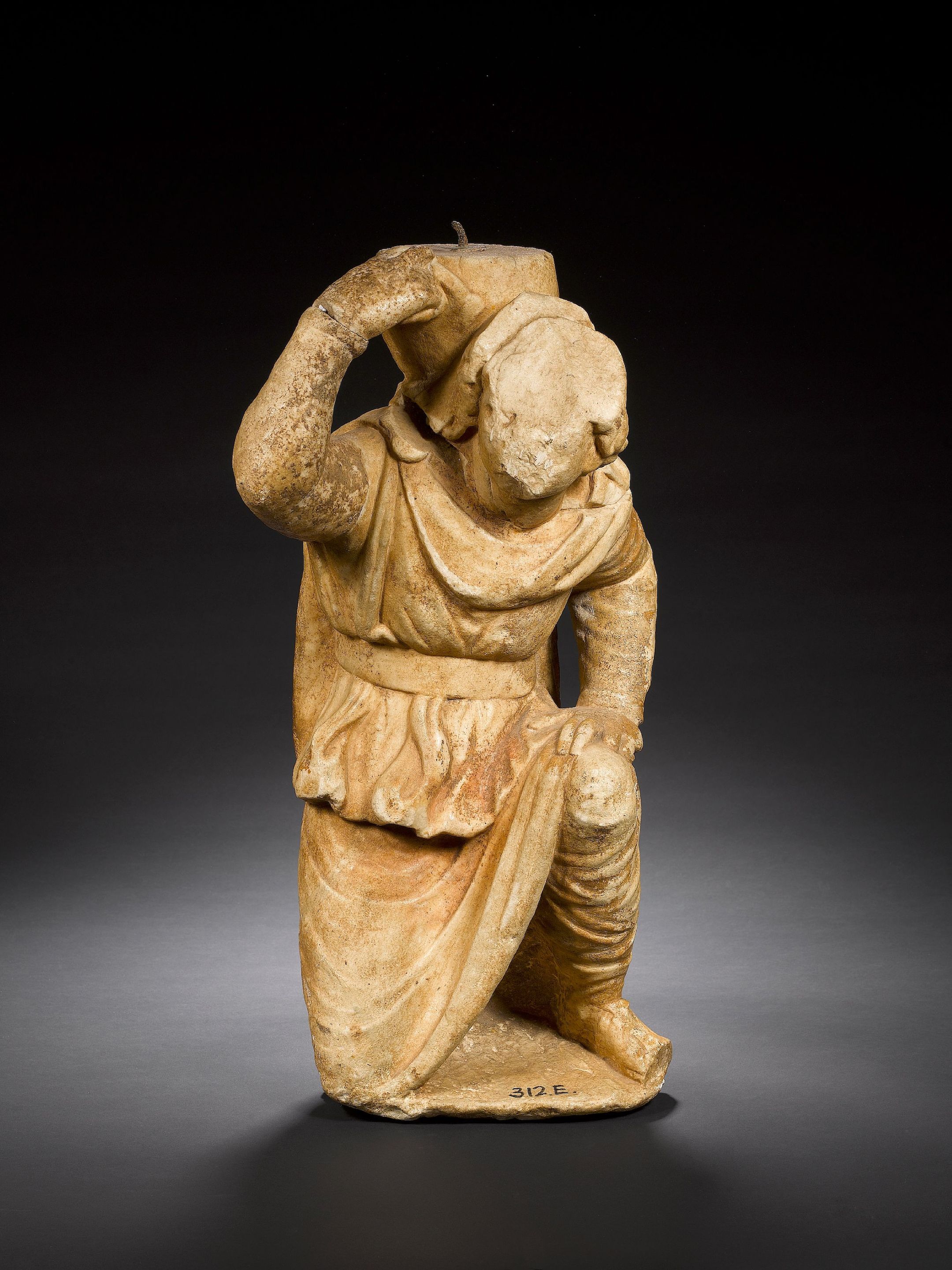 Bonhams : A Roman marble figure of a barbarian water carrier