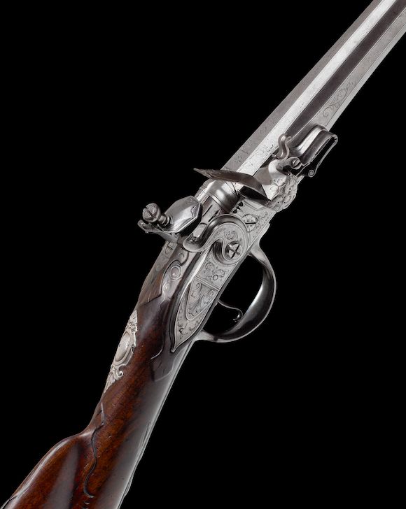 Bonhams : A Fine And Extremely Rare 14-Bore Break-Action Breech-Loading ...