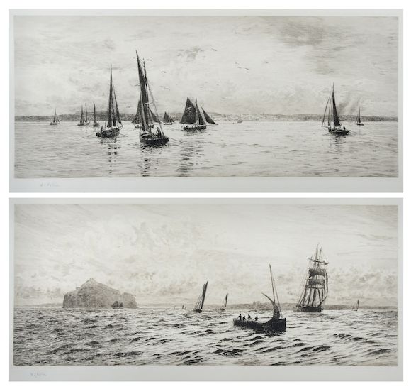 Bonhams : William Lionel Wyllie (British, 1851-1931) 'Off the Isle of ...