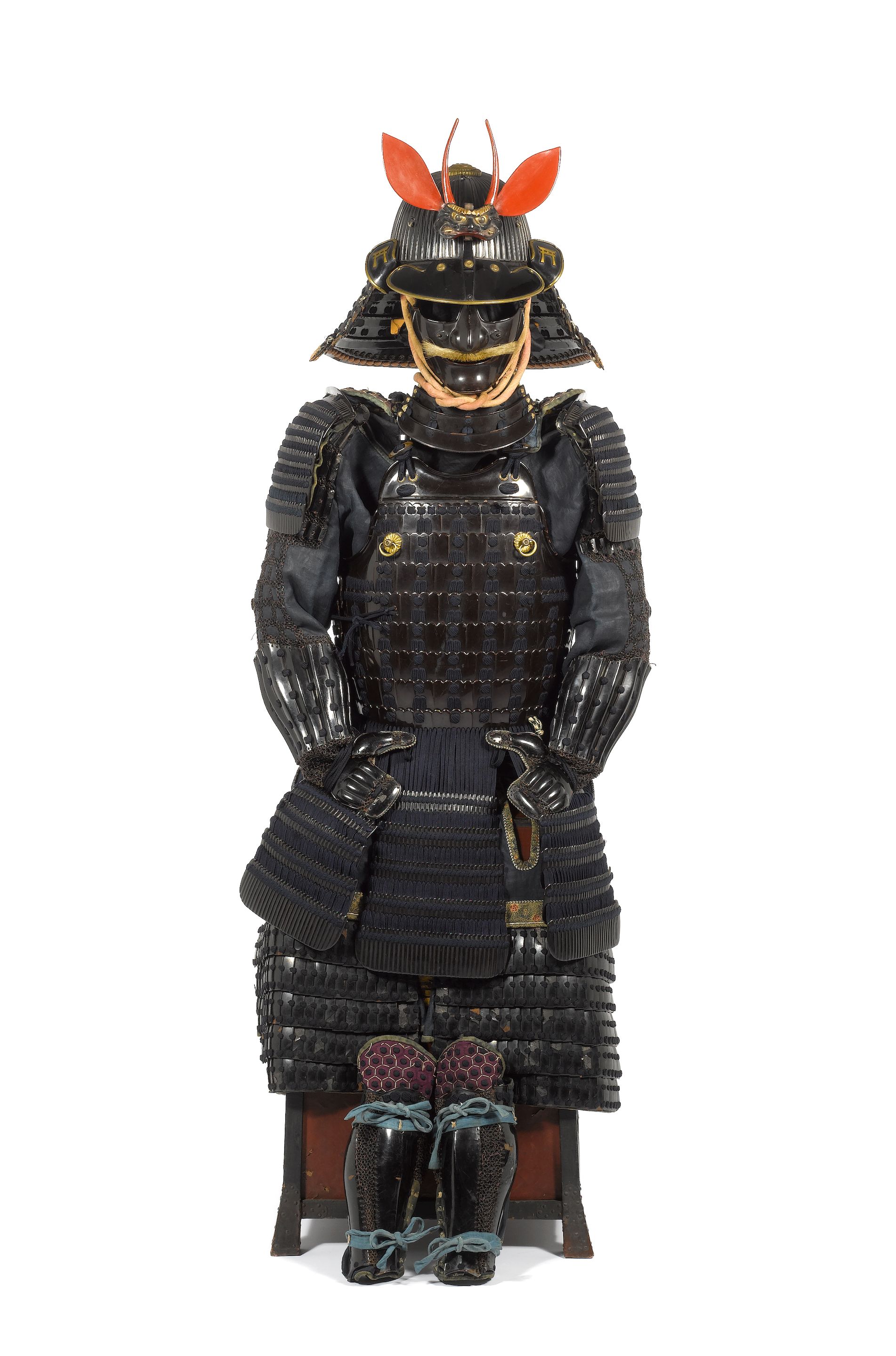 An armour with twenty-four ken suji kabuto and nimai-do armour ...