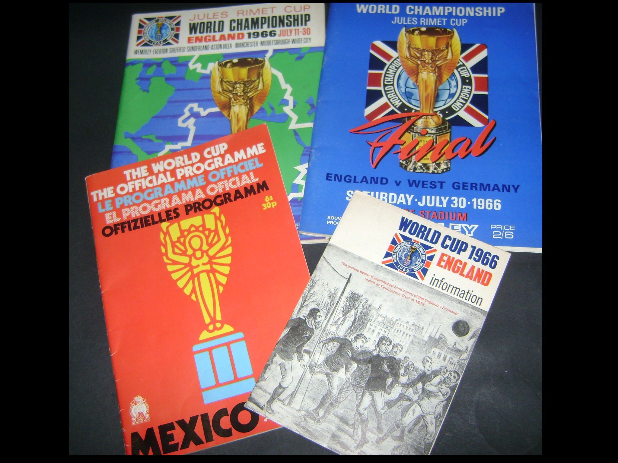 1966 World Cup Final programme - auctions & price archive