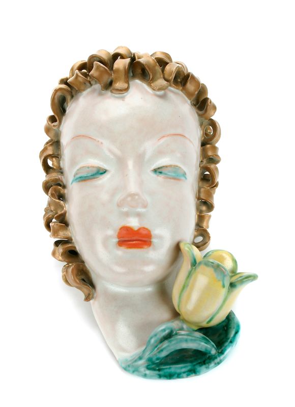 Bonhams : An Austrian Goldscheider wall mask