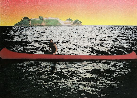 Bonhams : Peter Doig (British, born 1959) 'Canoe Island', 2000